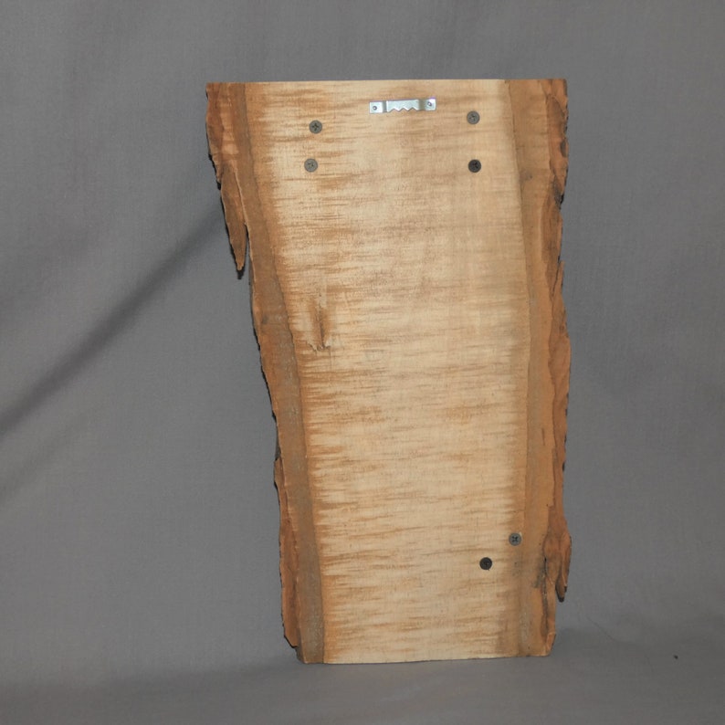 Rustic Raw Edge Wood Memo Pad Paper Roll Memo Board Message - Etsy