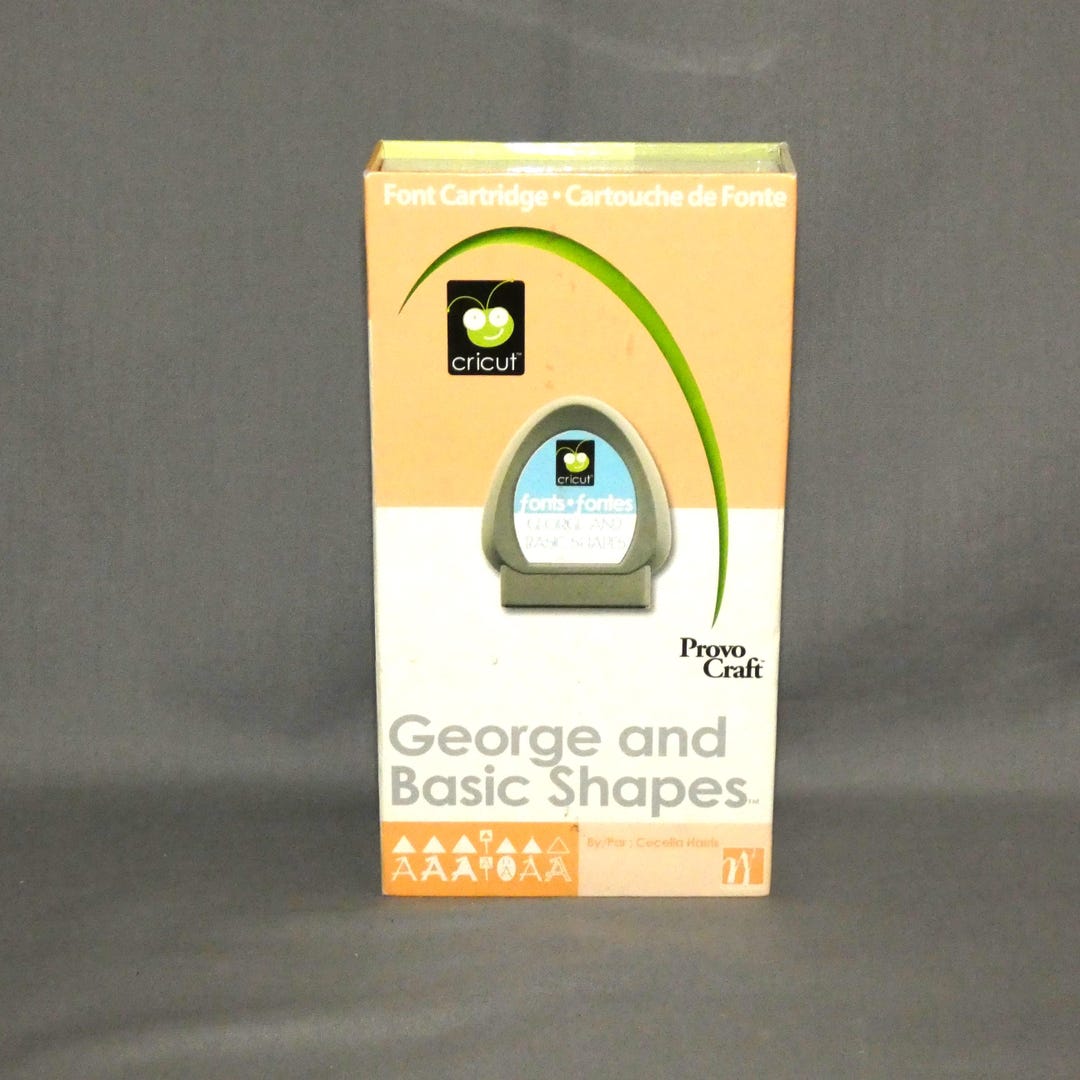 Cricut George and Basic Shapes, Cartridge, Overlay, Manual, Original ...