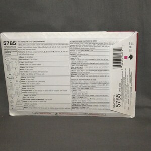 Simplicity Pattern 5785 Doll Clothes for 11-1/2 Inch Fashion Doll Archives - Etsy