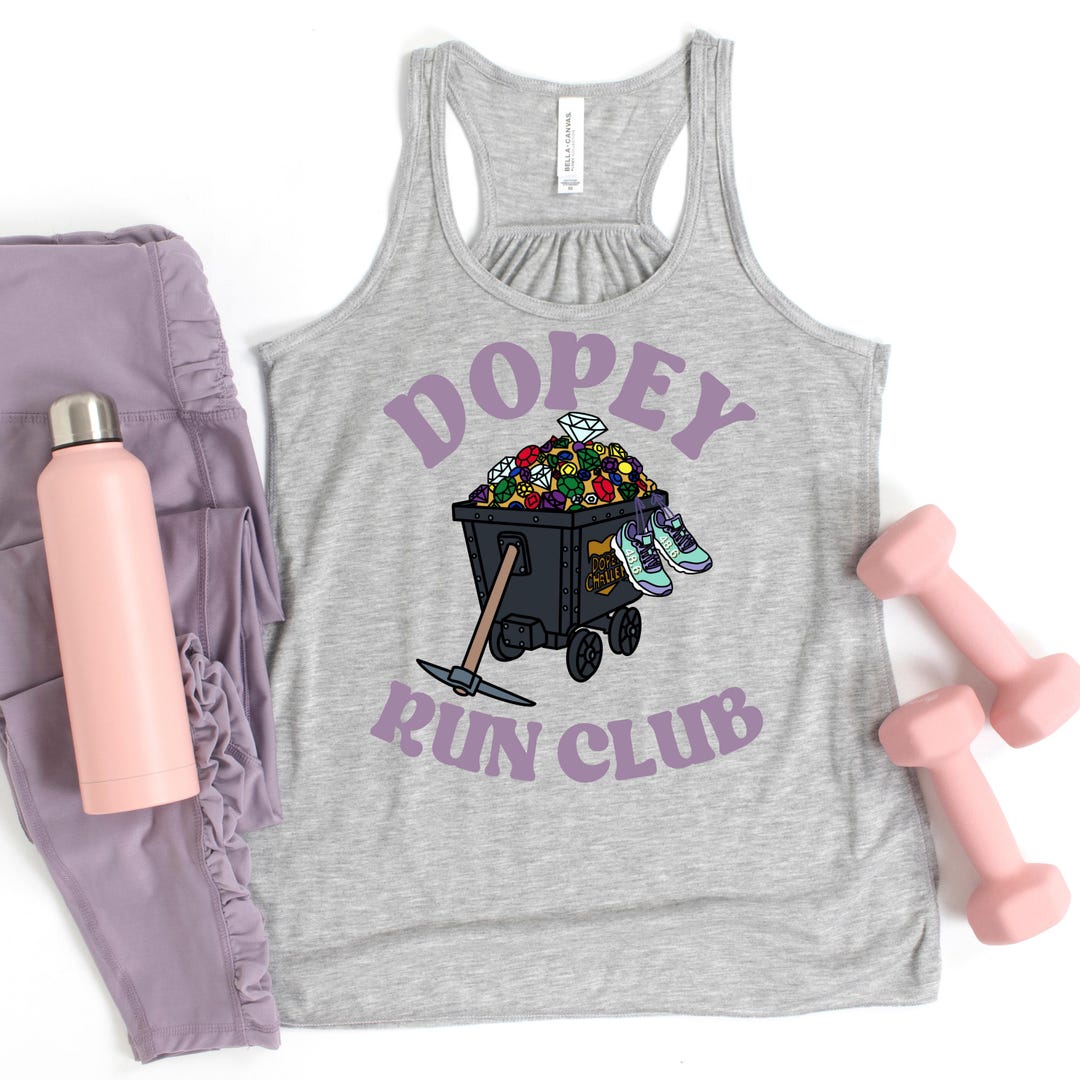 Dopey Run Club Tank, Disney Running Tank, Dopey Challenge Shirt, 48.6 ...