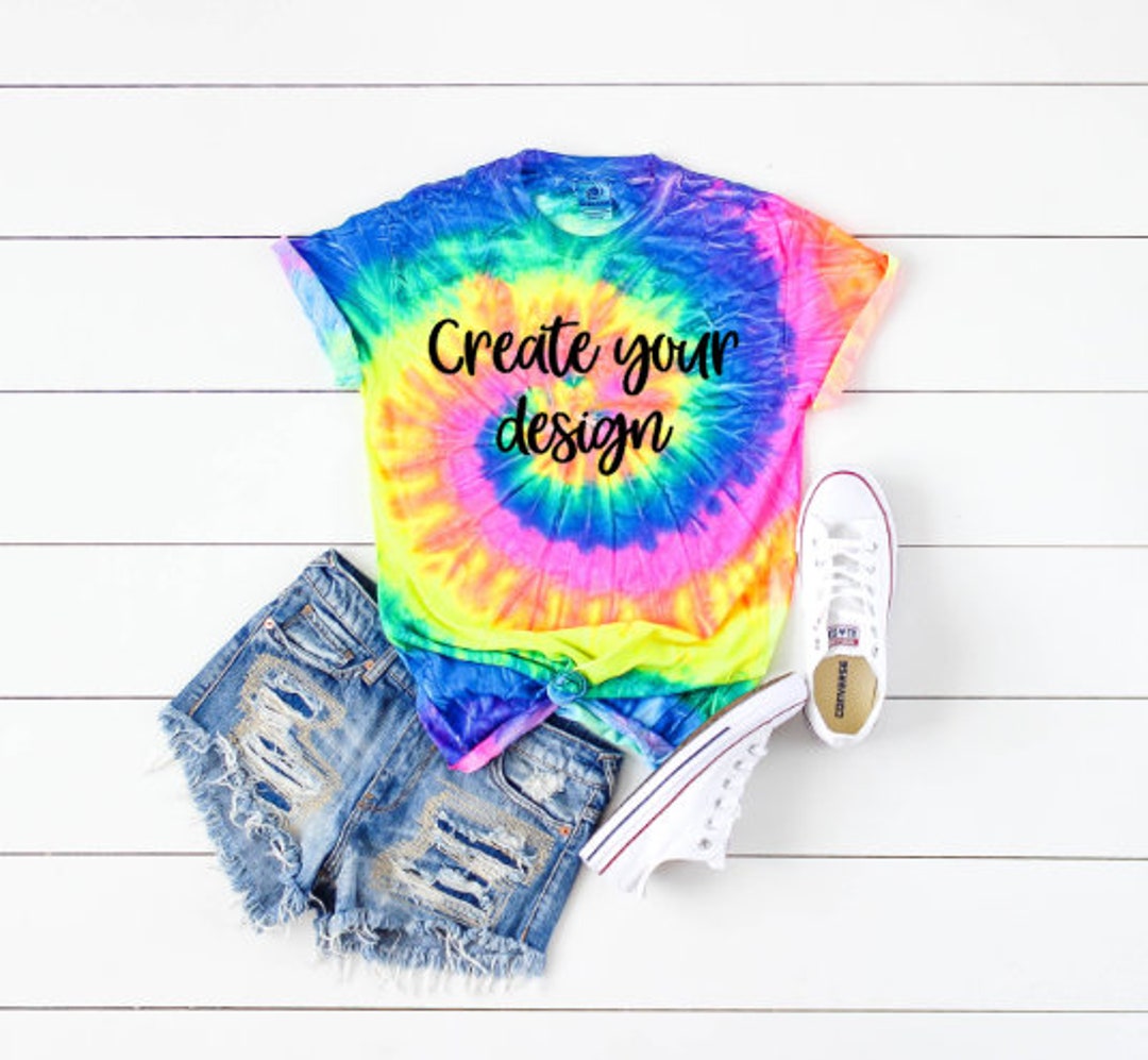 Personalized Tie Dye Tee, Create Your Own Tie Dye, Pick Your Design Tie ...