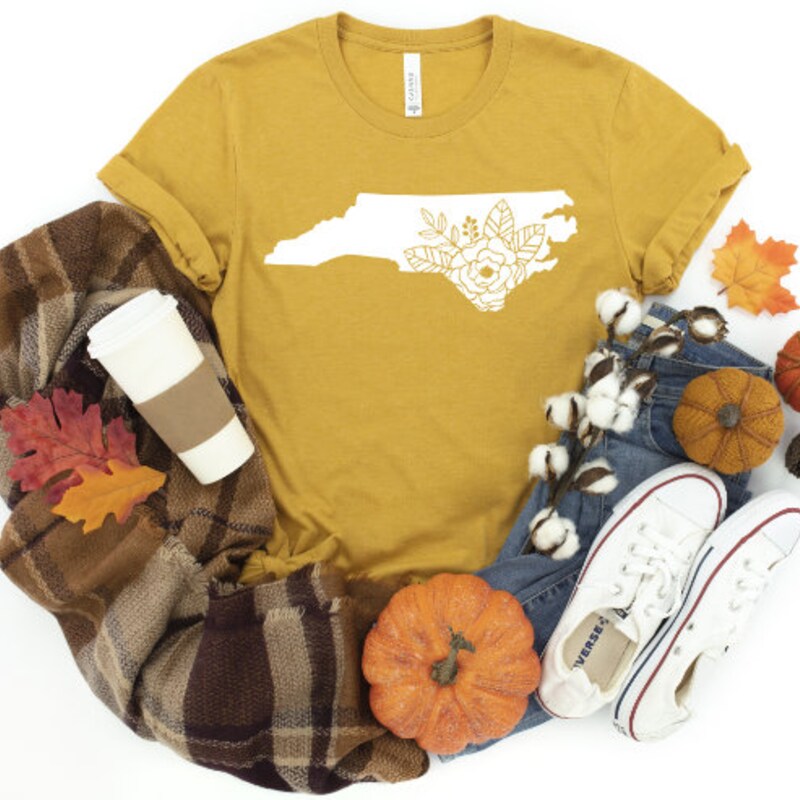 North Carolina Shirt - Etsy