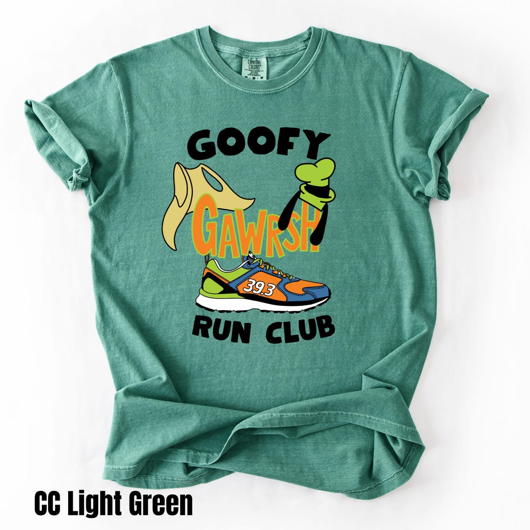 Goofy Run Club Shirt, Disney Comfort Colors, Marathon Weekend Shirt ...