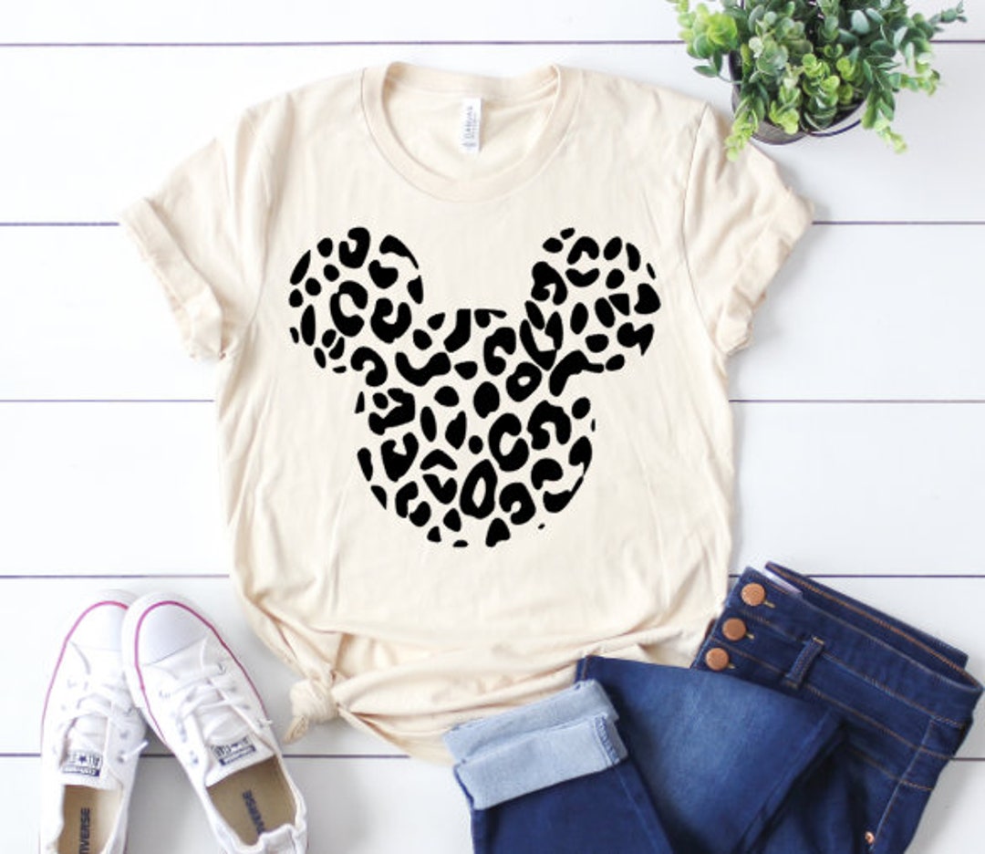 Leopard Mickey Shirt, Cheetah Mickey Shirt, Animal Kingdom Shirt ...