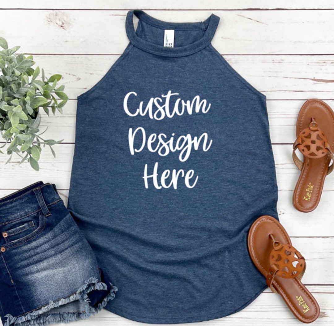 Personalized Rocker Tank, Create Your Own Tank, Plus Size Tank, Size XS ...