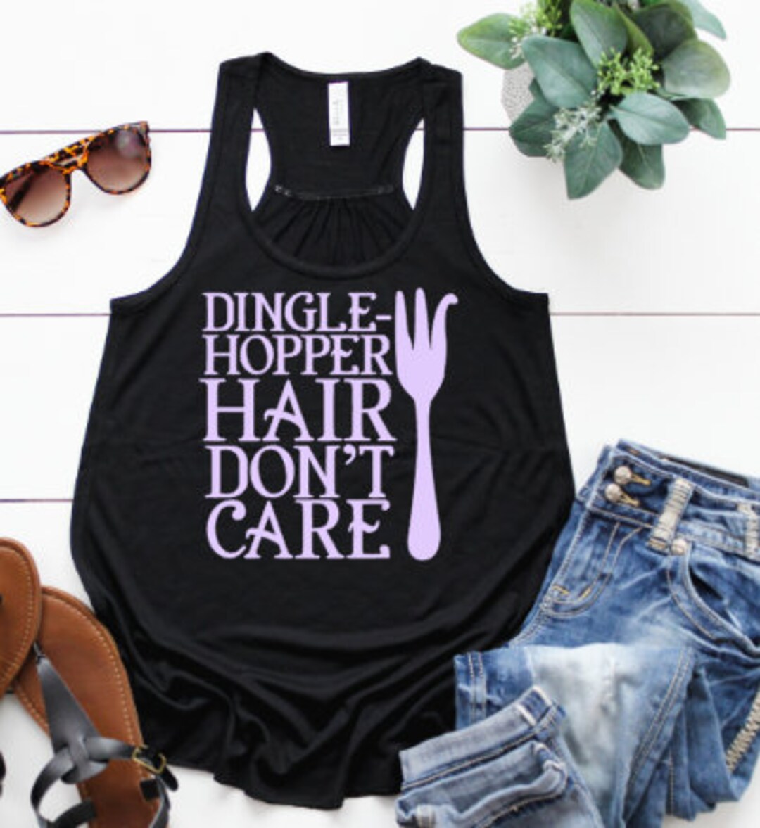 The Little Mermaid Tank, Dingle-hopper Hair Don't Care Tank, Ariel Tank ...