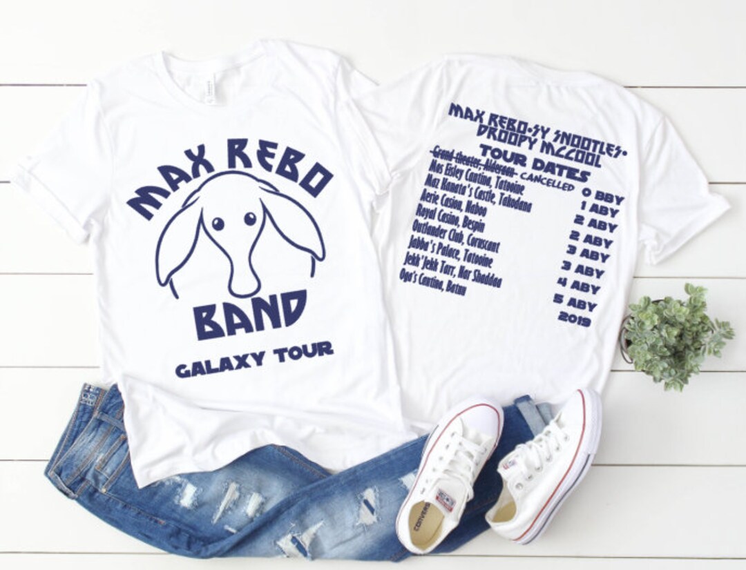 Max Rebo Band Shirt, Galaxy's Edge Shirt, Star Wars Shirt, Disney Tour ...