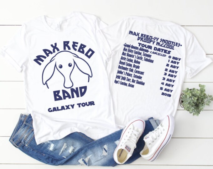 Max Rebo Band Shirt, Galaxy's Edge Shirt, Star Wars Shirt, Disney Tour ...