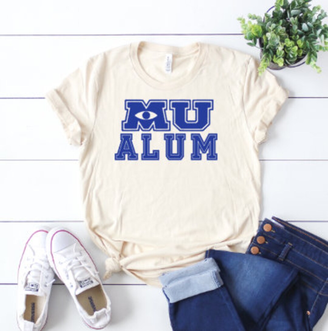 MU Alum Shirt, Monsters University Movie Shirt, Disney Pixar Shirt ...
