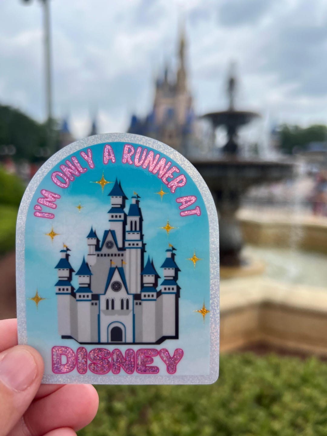 I'm Only a Runner at Disney Sticker, Rundisney Runner, Disney Runner ...