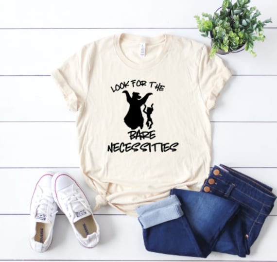 Look for the Bare Necessities Shirt Jungle Book shirt Animal | Etsy