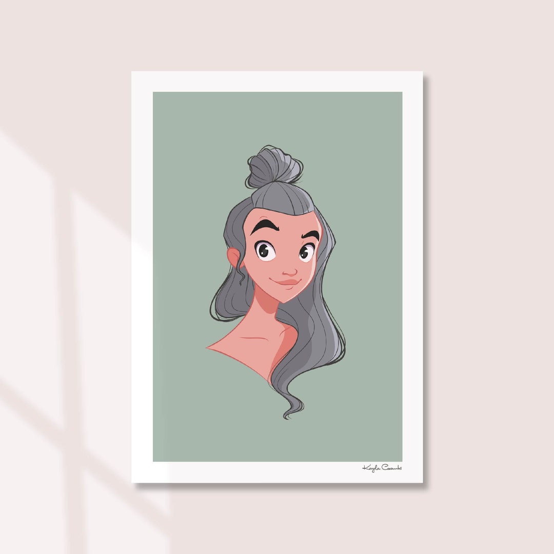 Silver Fox Art Print | Digital Download | Wall Art Decor | Sage Neutral ...