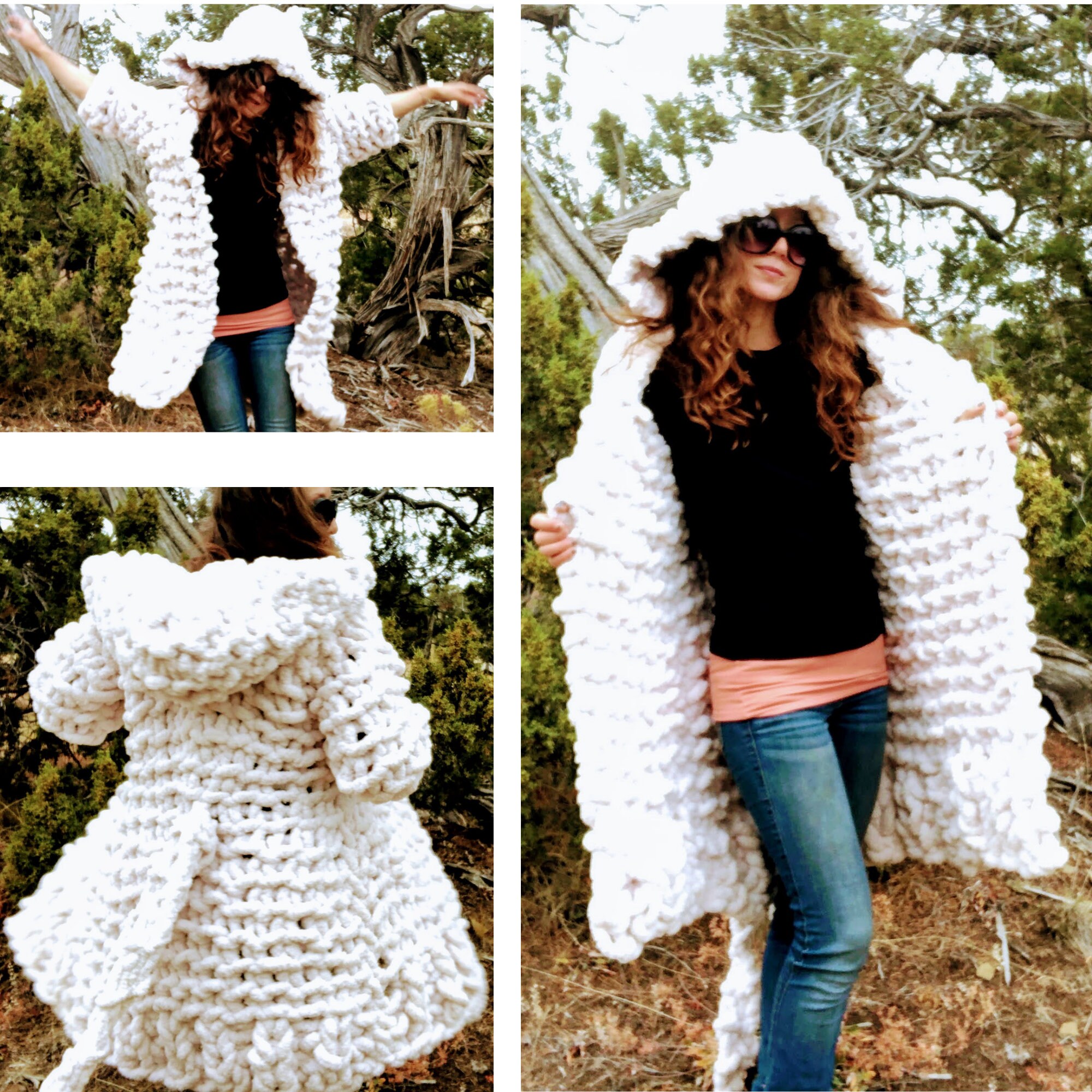 The Original Marshmallow Bathrobe / Easy Knitting Pattern for | Etsy