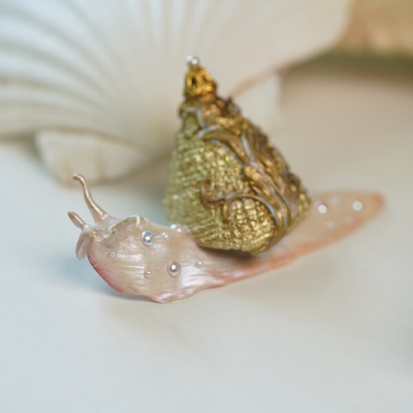 Polymer Clay Snail - Etsy