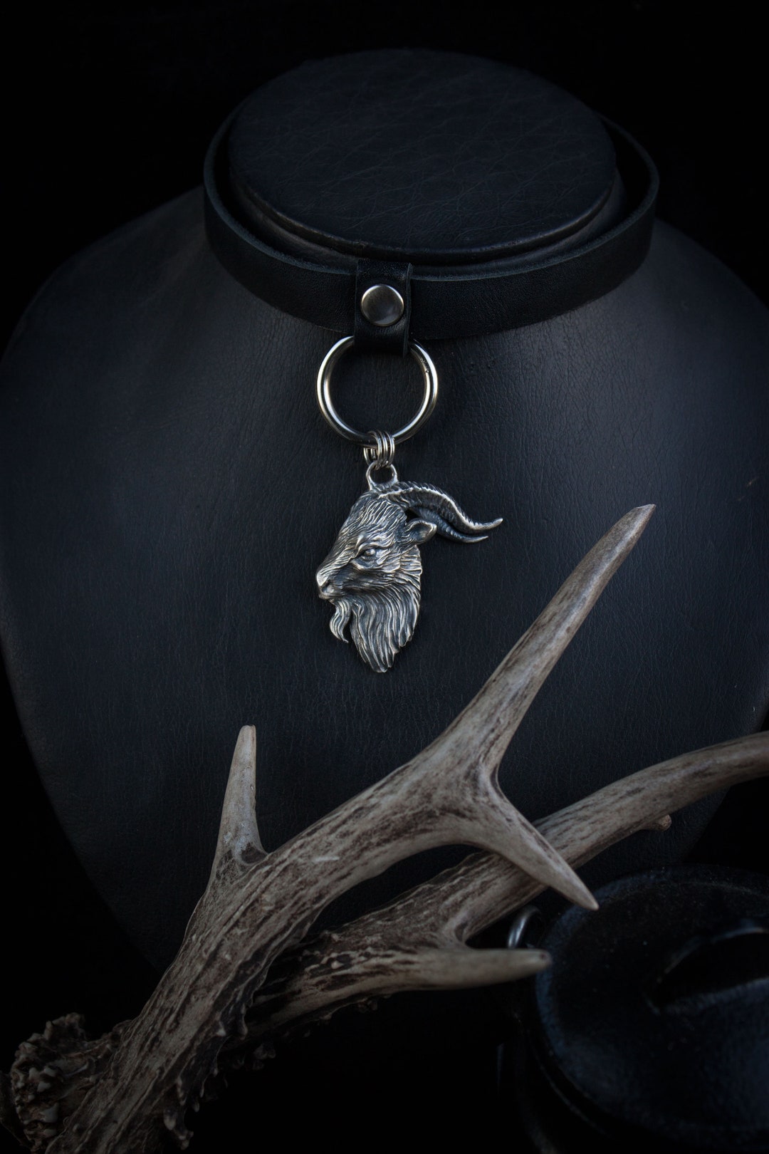 Sterling Silver Baphomet Krampus Goat Pendant on the Witchy - Etsy