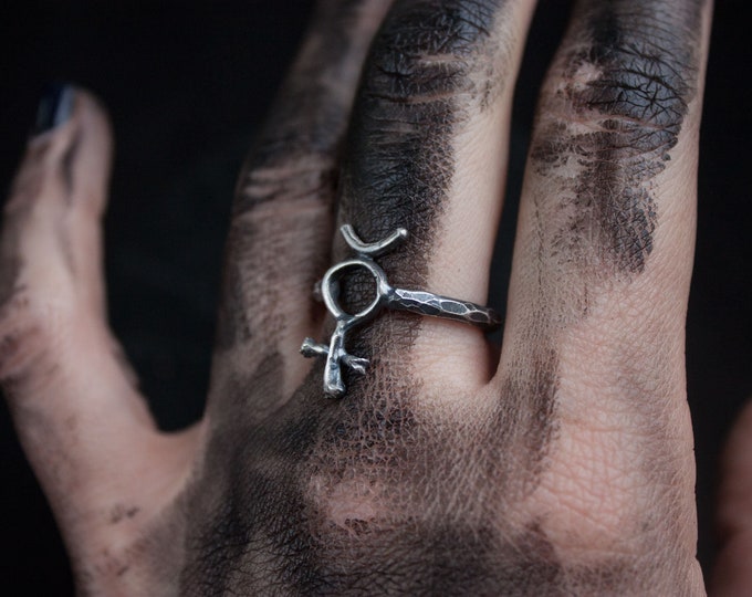 MERCURY Symbol - Mercury Ring - Planet Mercury Symbol - Alchemy Symbols ...