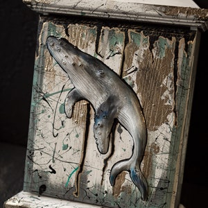 Wooden Key Cabinet Whale-key Holder for Wall-wall Key Organizer - Etsy