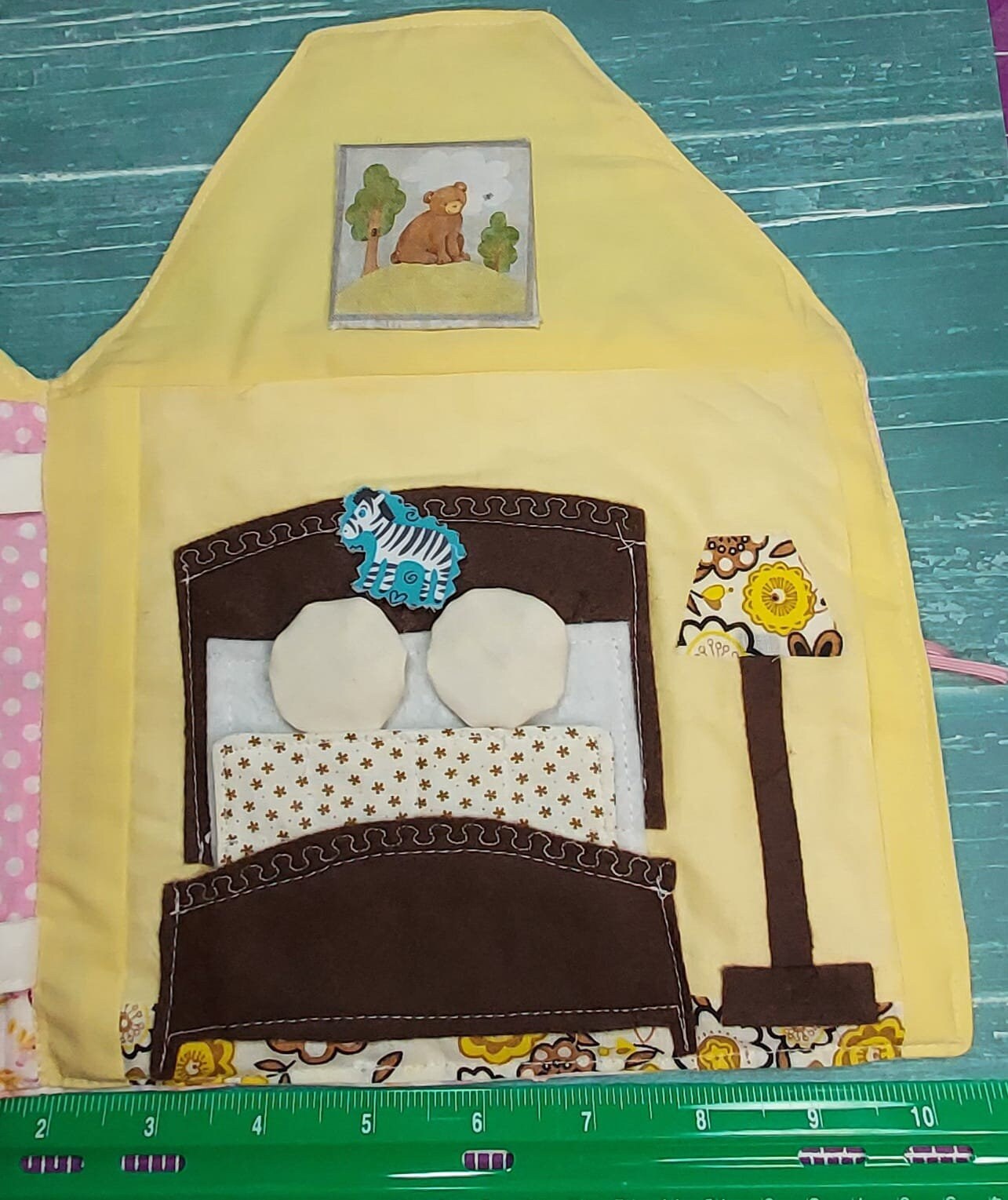 Portable Fabric Doll House With Furnishing, Doll, and Accessories - Etsy