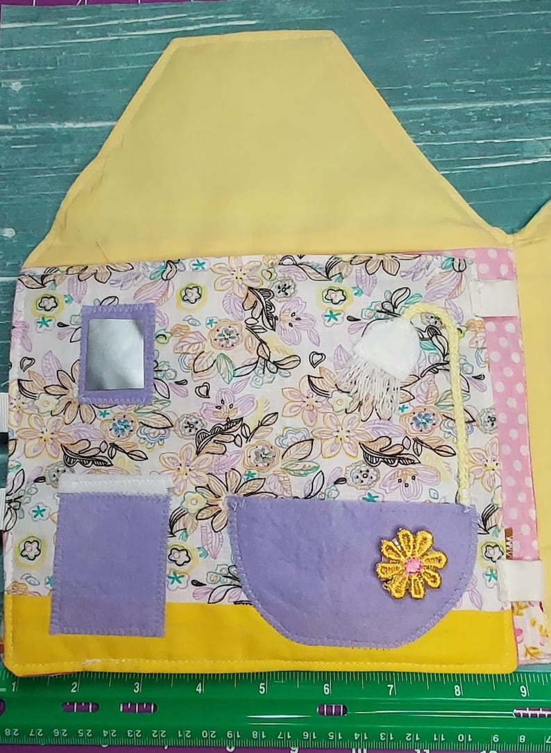 Portable Fabric Doll House With Furnishing, Doll, and Accessories - Etsy