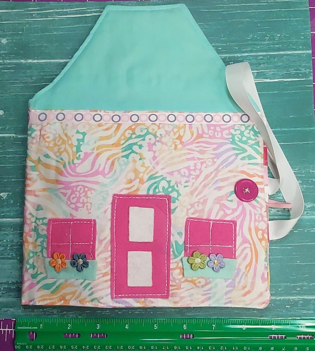 Portable Fabric Doll House With Furnishing, Doll, and Accessories - Etsy