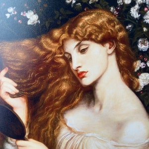 Dante Gabriel Rossetti, Lilith, Rosetti Art, Medieval Redhead ...