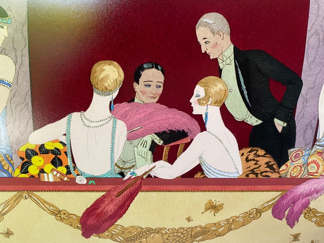 George Barbier, Art Deco, Artwork, Print, Artwork, Scene, Scenery, 1920 ...