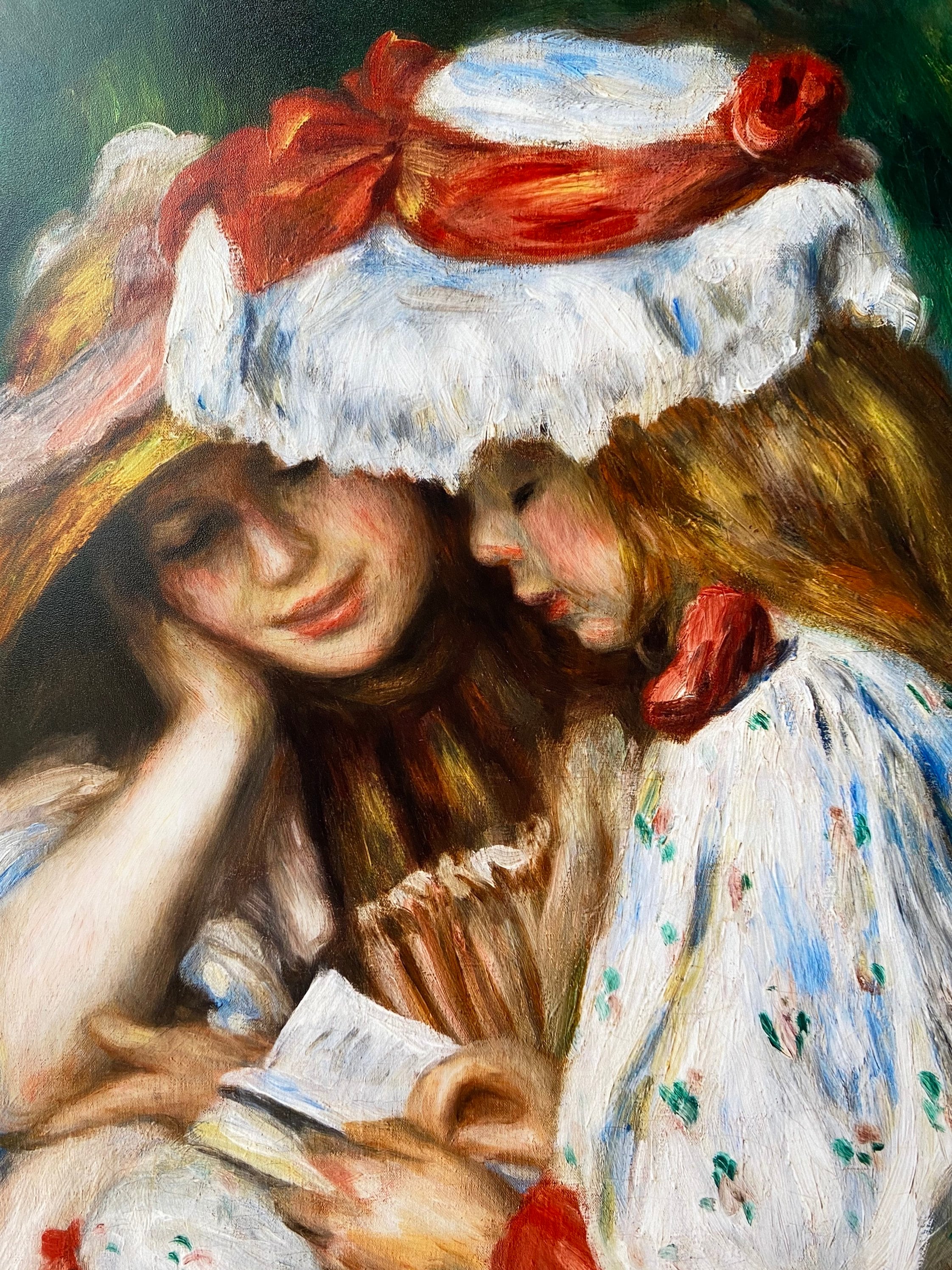 Two Girls Reading, Renoir, Pierre Auguste Renoir, Renoir Artwork ...