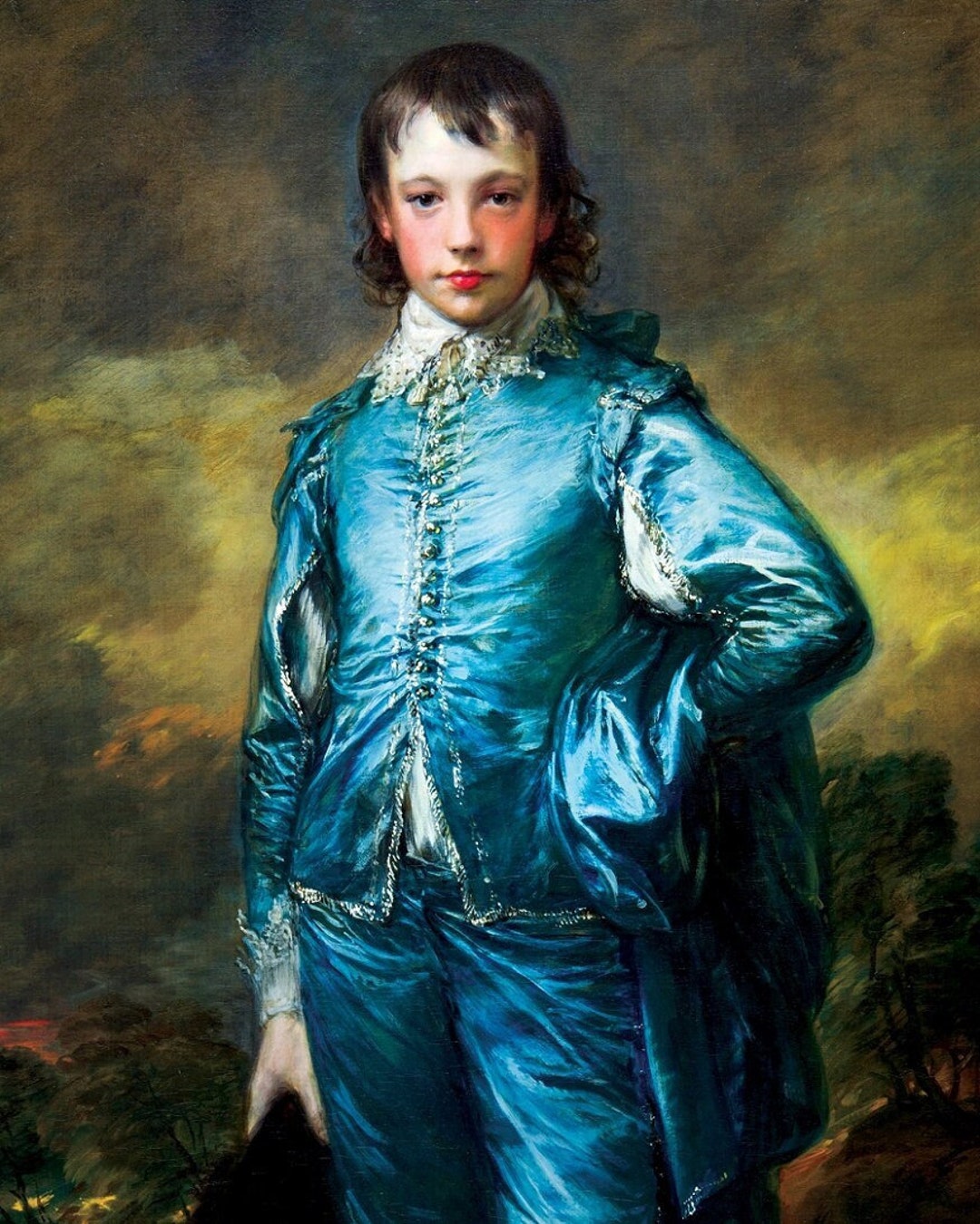 Blue Boy by Thomas Gainsborough, Victorian Artwork, Victorian Print ...