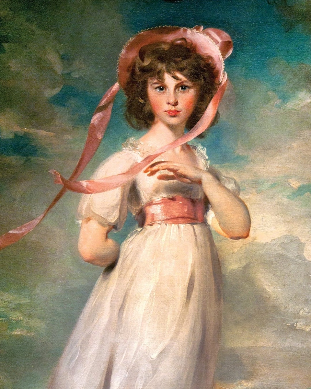 Pinkie by Thomas Lawrence, Victorian Artwork, Victorian Print ...
