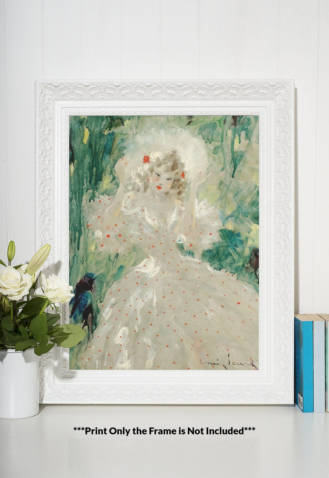Louis Icart Beautiful 1940’s / 1950’s Glamorous Woman French ...