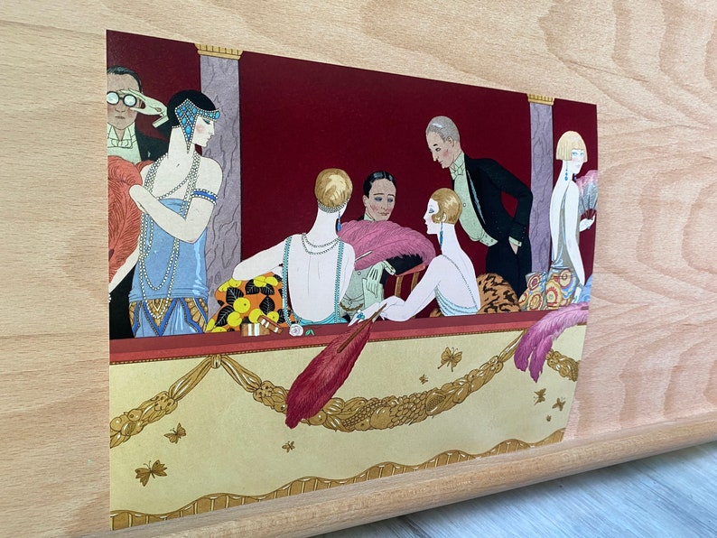 George Barbier Art Deco Artwork Print Artwork Scene | Etsy