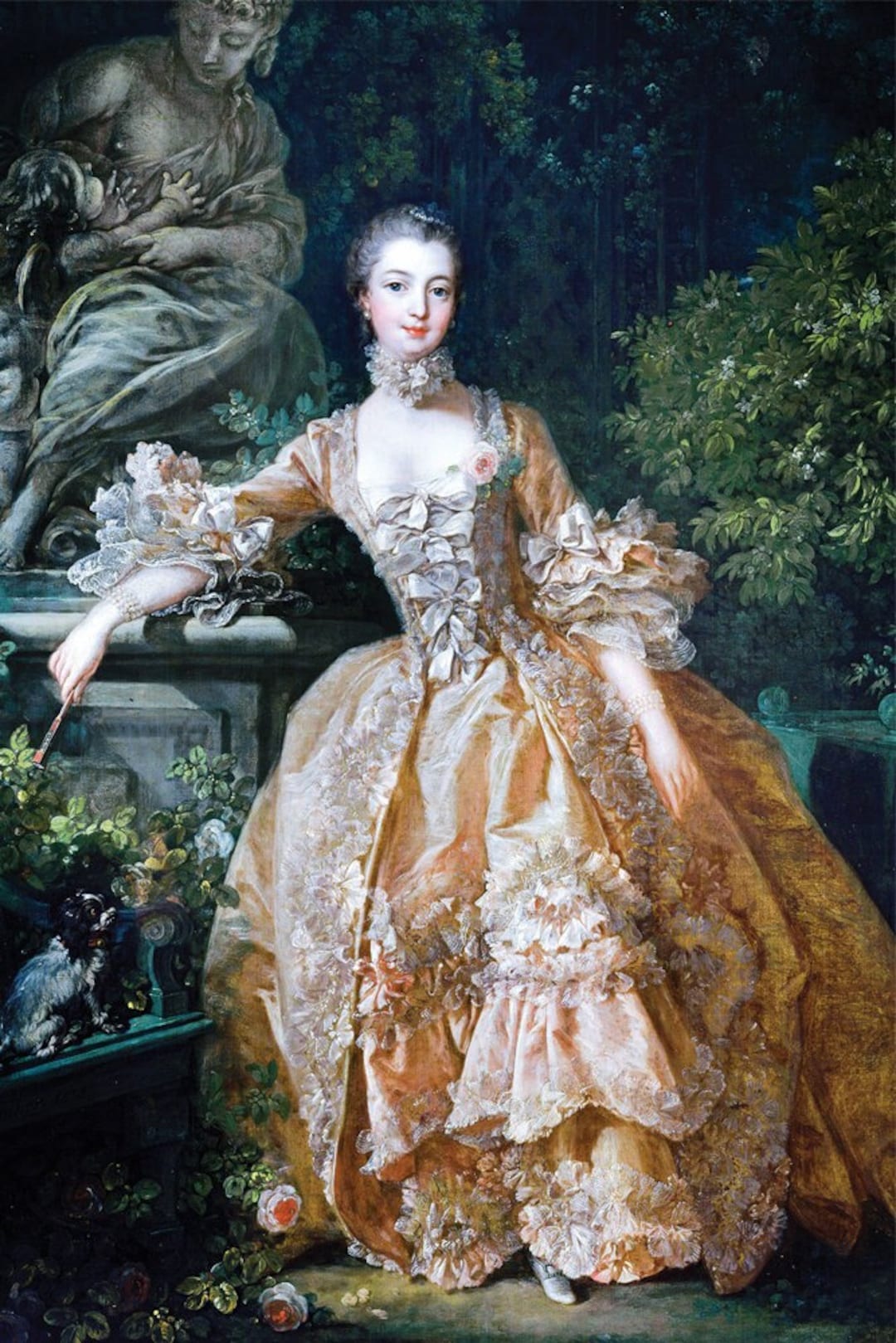 LARGE 12x18 Poster Print, François Boucher, Madame De Pompadour, Rococo ...