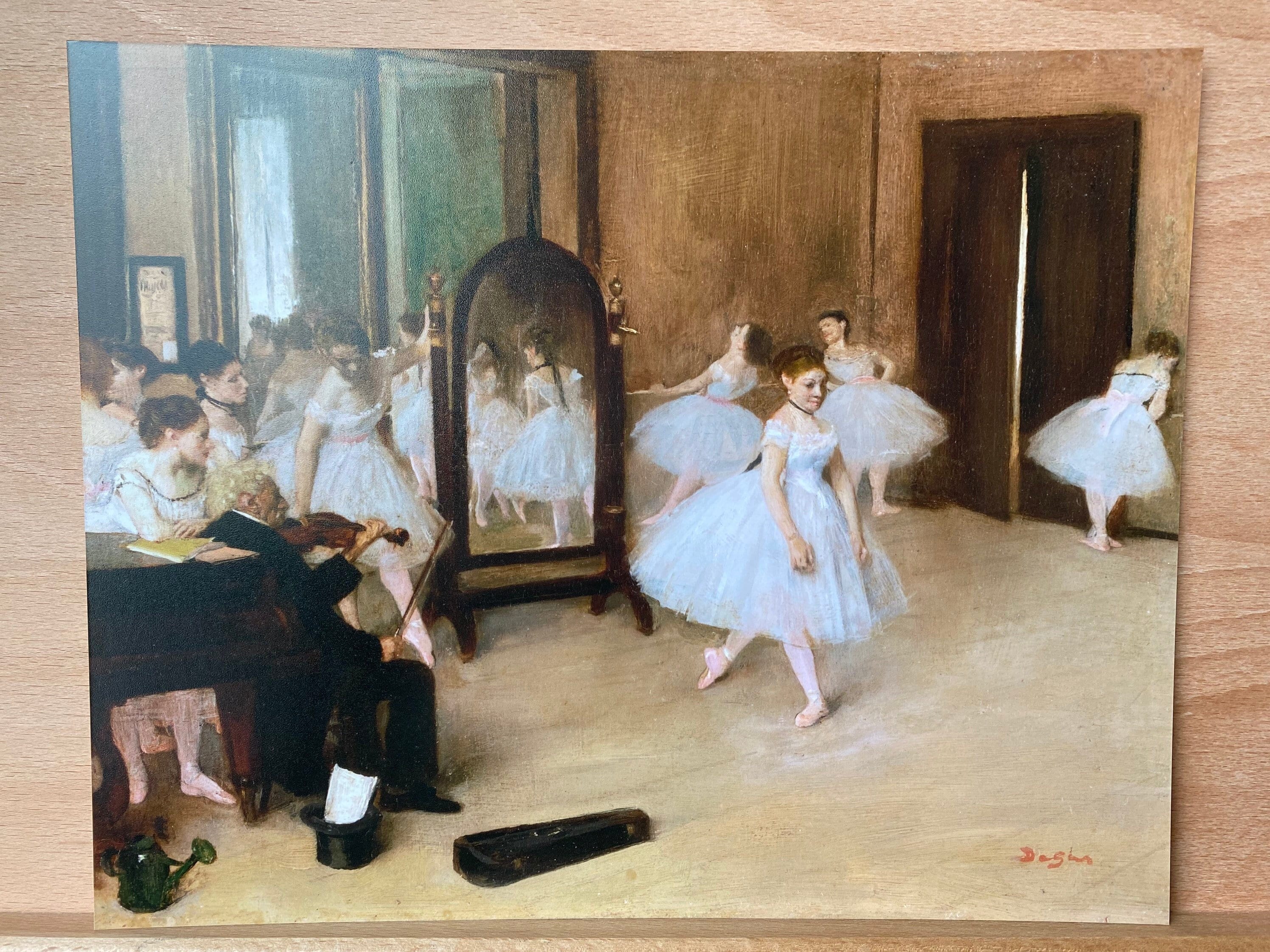 The Dance Class Edgar Degas Ballet Art Ballerina Artwork - Etsy