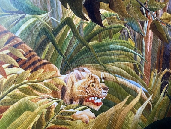 Henri Rousseau Paintings Tiger