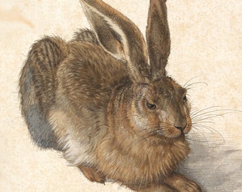Vintage Rabbit Art Print, Nursery Wall Art, Cottage Decor, Farmhouse ...