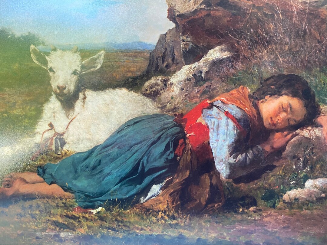 Pastoral Scene Artwork, Print, Artwork, Scene, Scenery, Nature Art ...