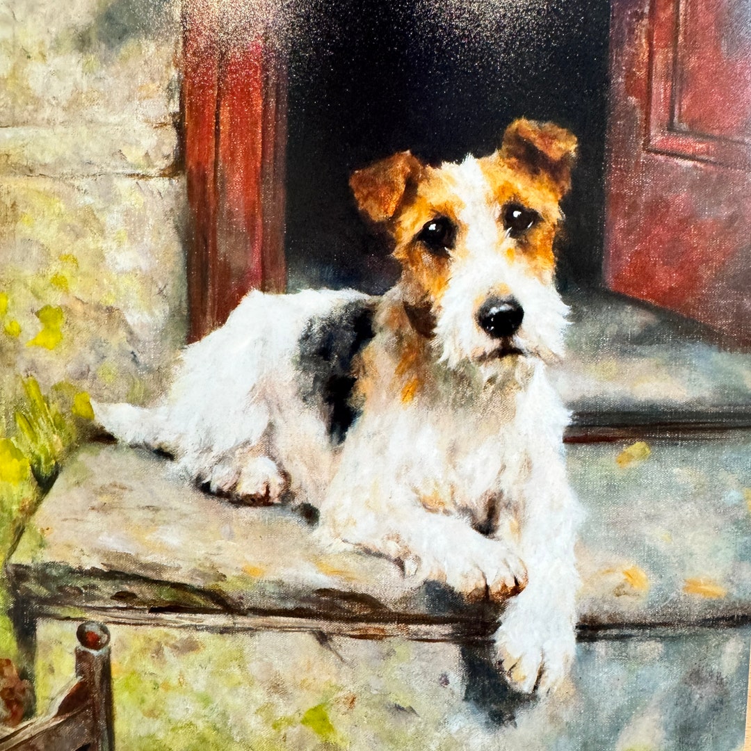 Arthur Wardle, Fox Terrier, Art Print, Artwork, Print of a Painting ...