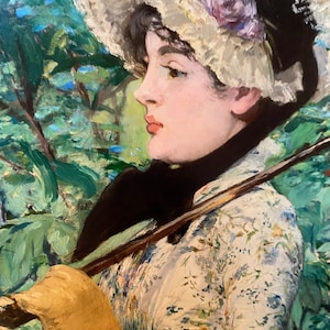 Édouard Manet, Jeanne Demarsy, Woman With a Parasol, Manet Art, Manet ...