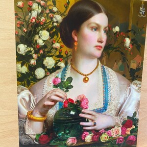 Victorian Woman Holding a Rose Fine Art Photo Print Fairies Gorgeous ...
