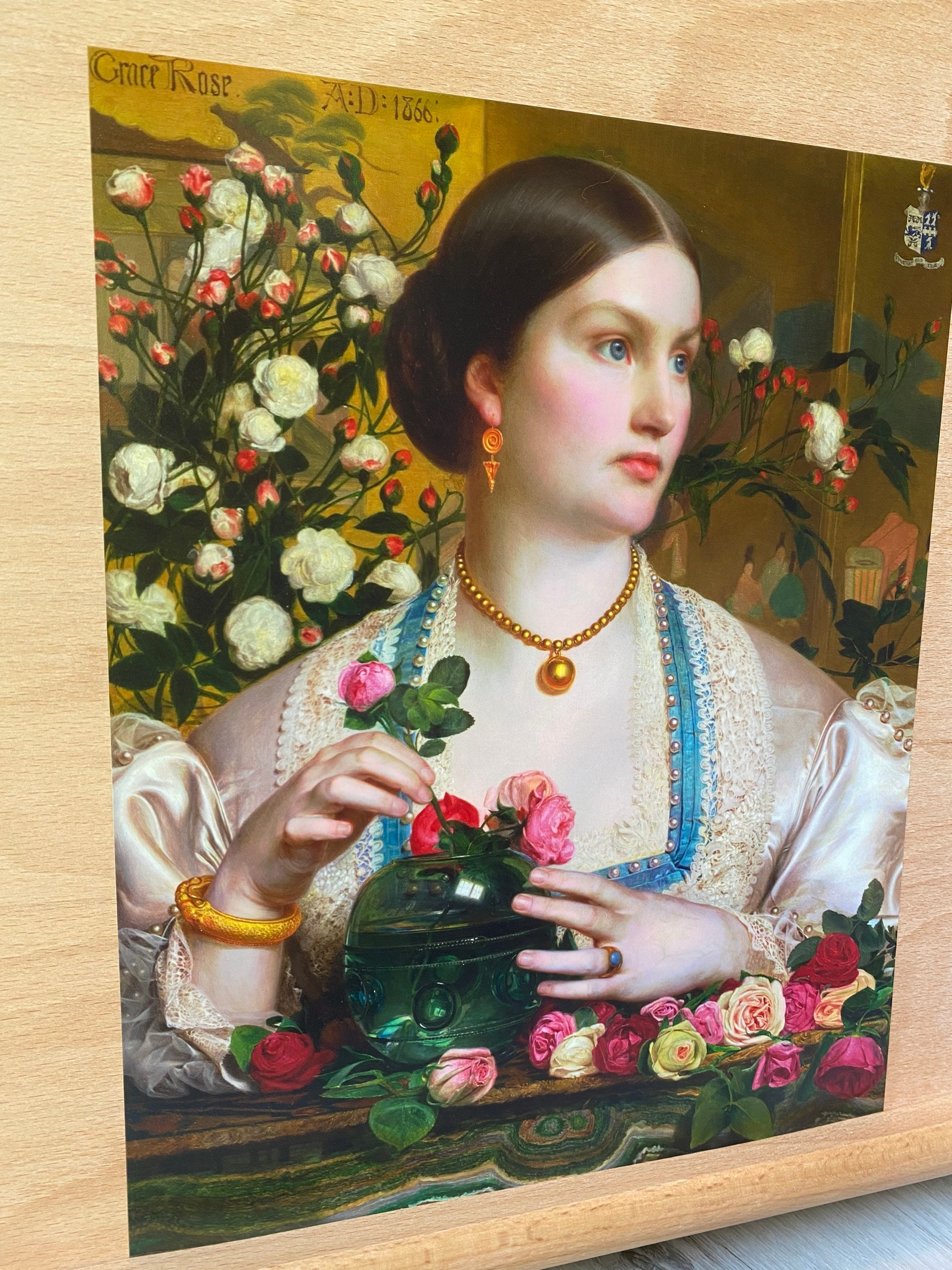 Victorian Woman Holding a Rose Fine Art Photo Print Fairies - Etsy