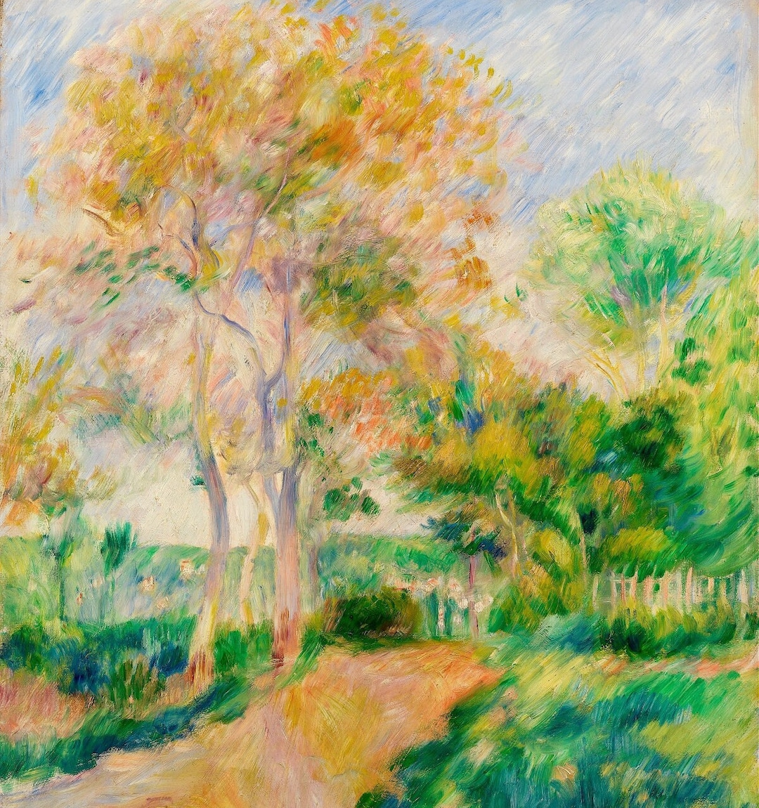 Pierre-auguste Renoir. Autumn Landscape, Landscape Art, Fall Art, Fall ...