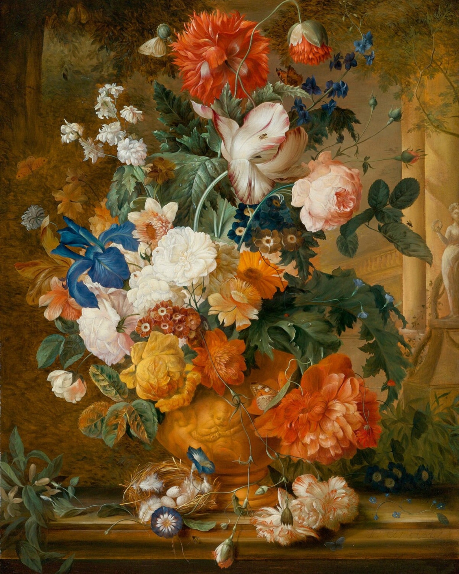 Still Life Floral Arrangement, Fruit Still Life, Artwork, Flowers ...