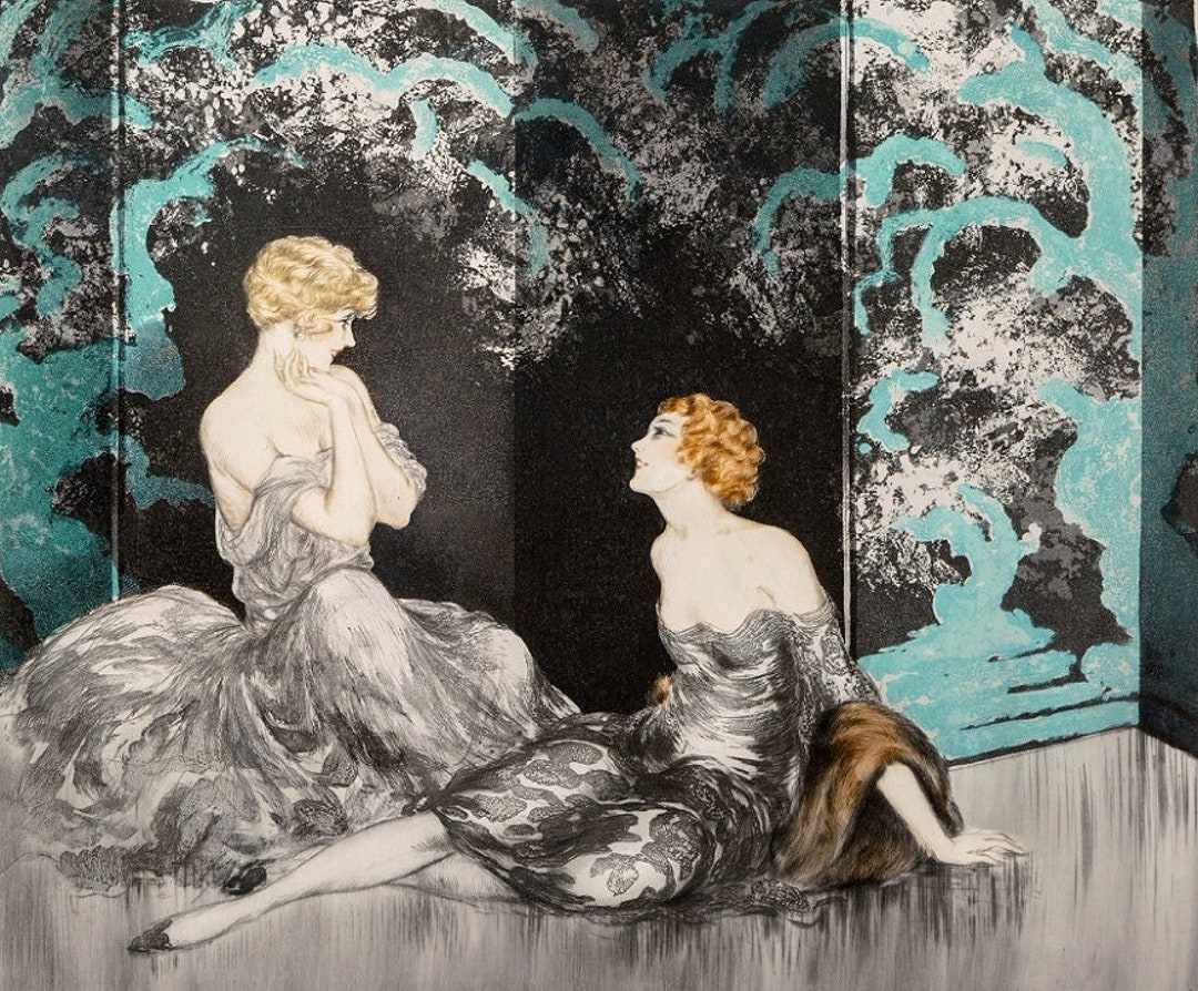 Louis Icart, French Art, French Artwork, Icart Print, Icart Artwork ...