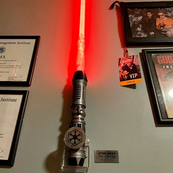 Lightsaber Wall Mount - Etsy