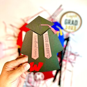 Cap & Gown Graduation Gift Card Holder | High School Card | School ...