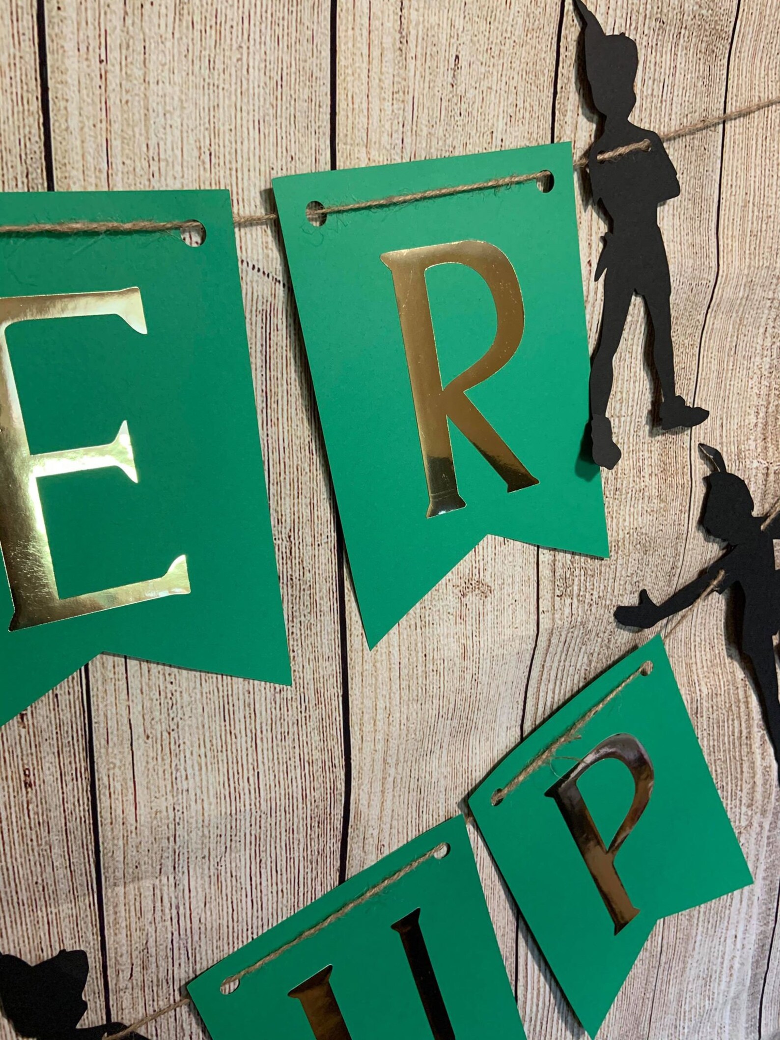 Never Grow up Peter Pan Banner | Neverland Birthday Banner | Lost Boys ...