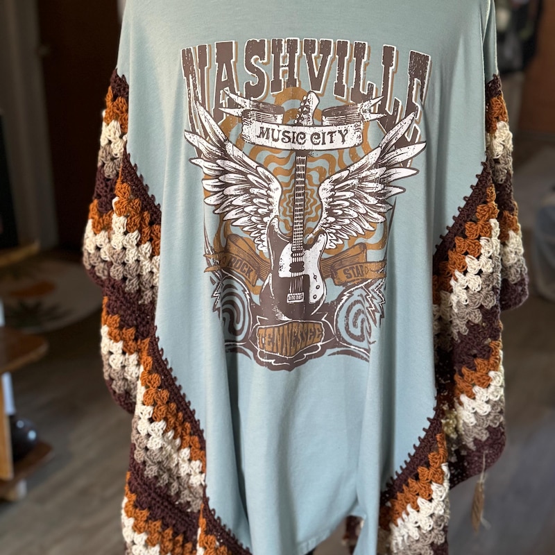 Crochet Tshirt Upcycle - Etsy