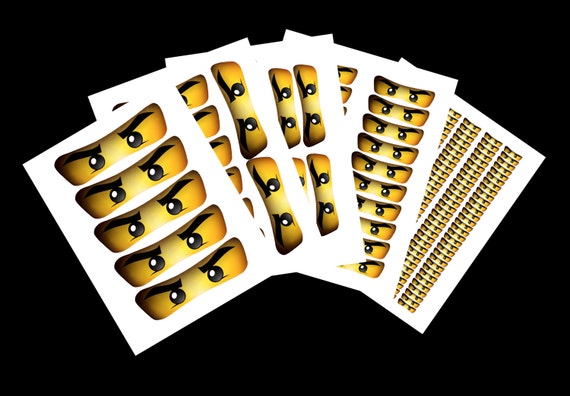 White Ninja Eyes: INSTANT DOWNLOAD high Resolution - Etsy