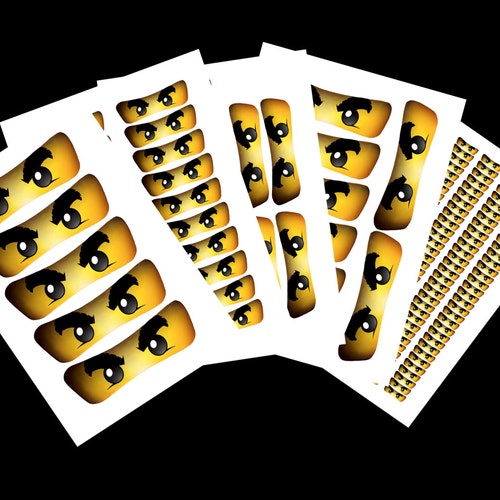 White Ninja Eyes: INSTANT DOWNLOAD high Resolution - Etsy