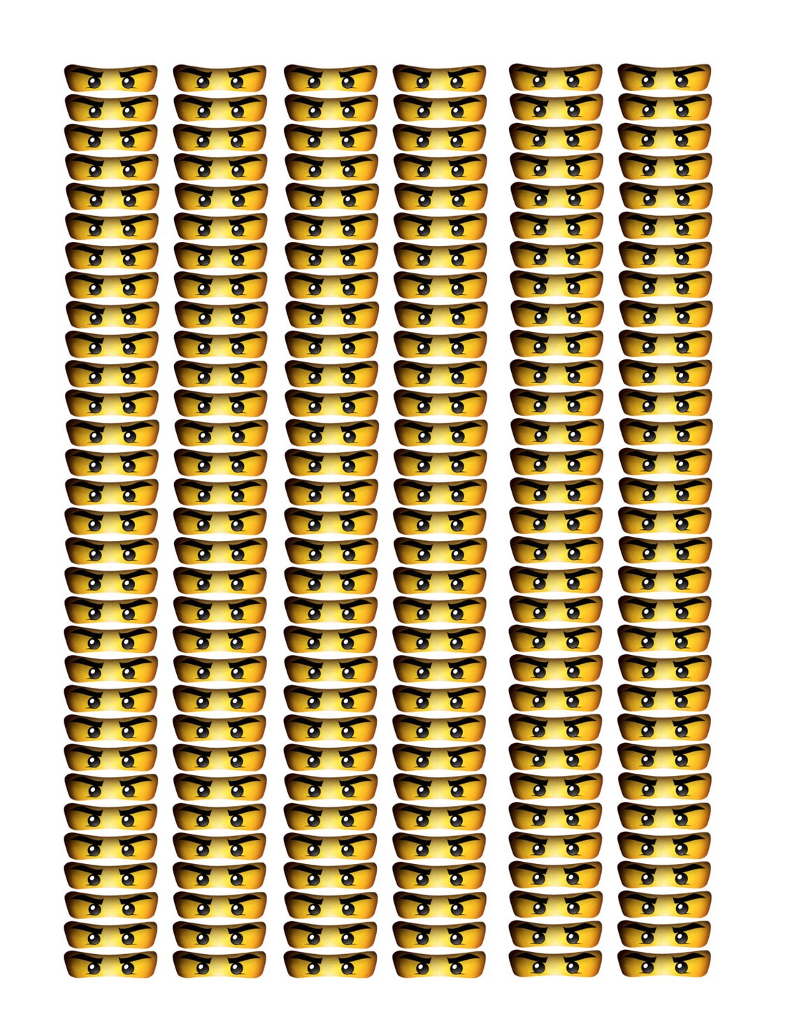 White Ninja Eyes: INSTANT DOWNLOAD high Resolution - Etsy